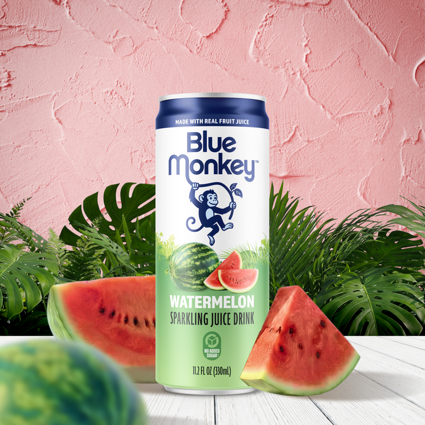 Blue Monkey | Sparkling Juices, Coconut/Plant Based Beverages – Blue ...
