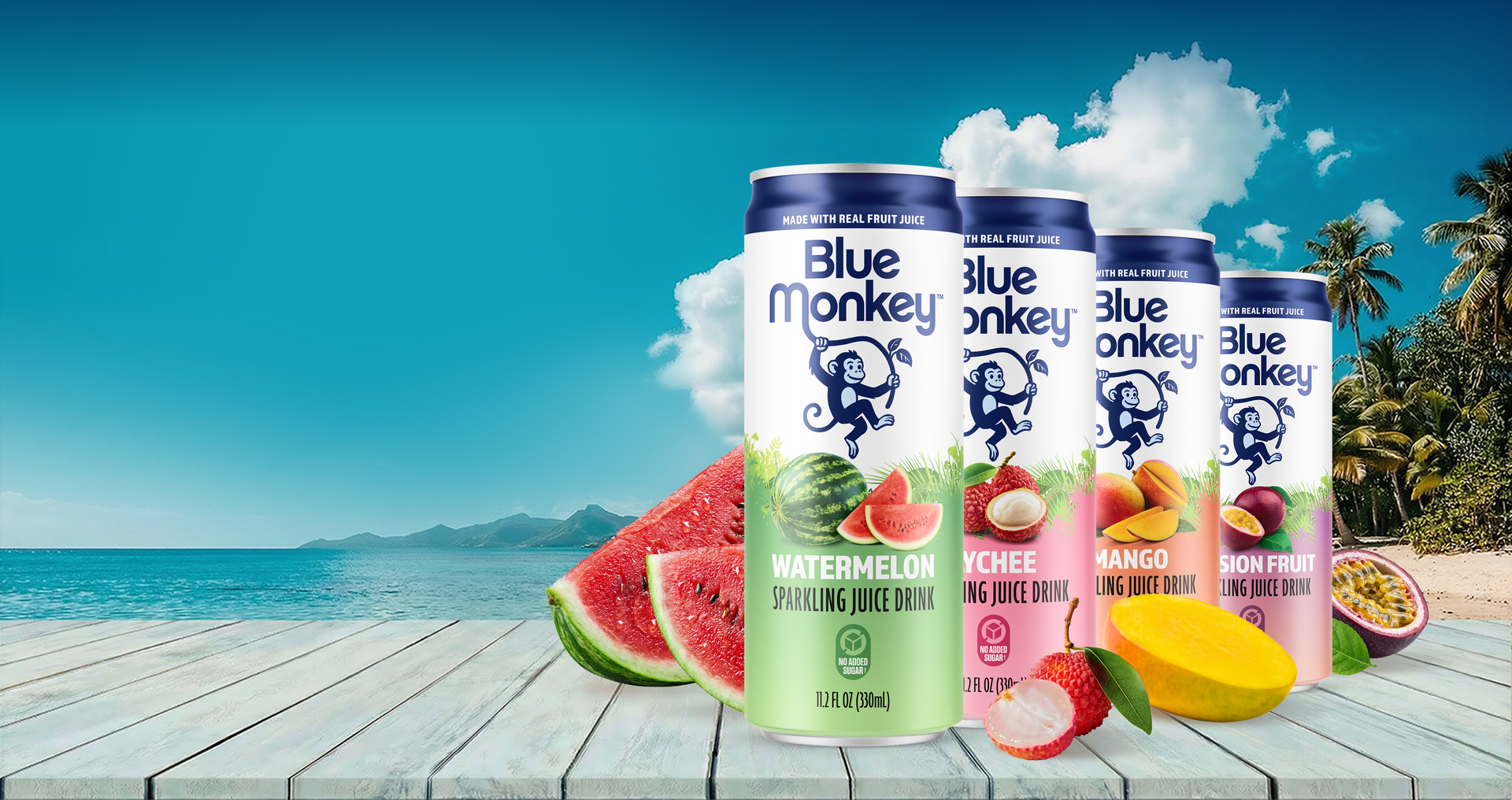 Blue Monkey | Sparkling Juices, Coconut/Plant Based Beverages – Blue ...