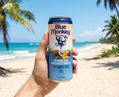 Blue Monkey | Sparkling Juices, Coconut/Plant Based Beverages – Blue ...