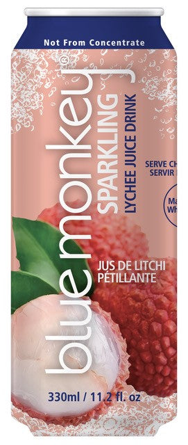 *NEW* Sparkling Lychee Juice 11.2oz/330ml - 12 pack – Blue Monkey ...